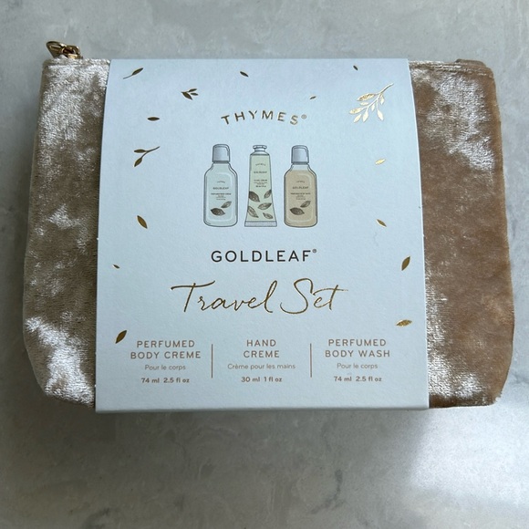 Thymes | Bath & Body | Nwt Thymes Goldleaf Travel Set | Poshmark